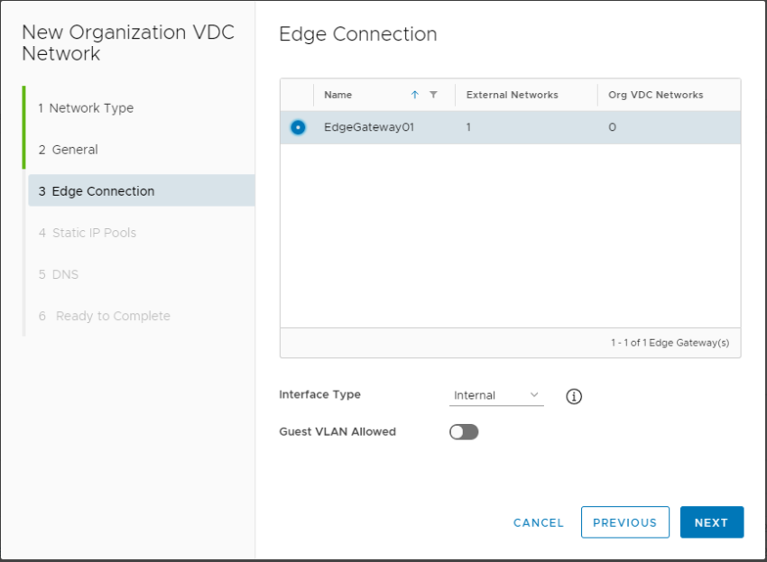 vCloud, Create Routed Network – Jasons Blog